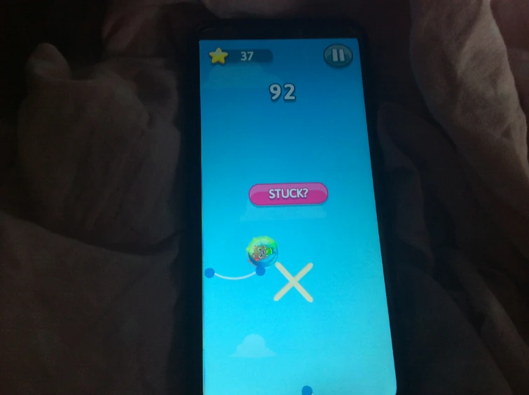 The “Stuck?” Button In Talking Tom Jump Up | Fandom