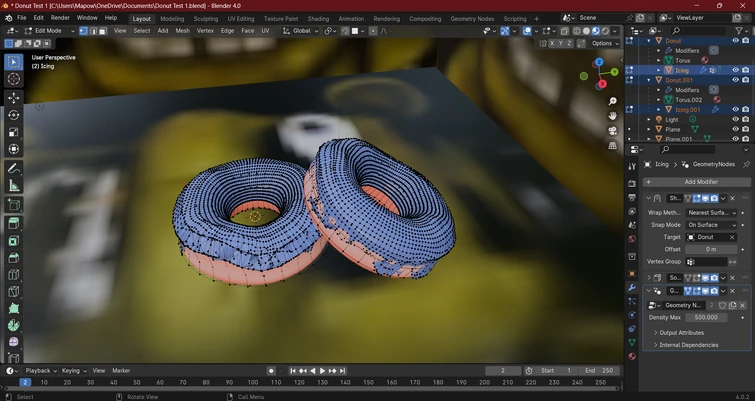 I made a donut in Blender by following a Tutorial! | Fandom