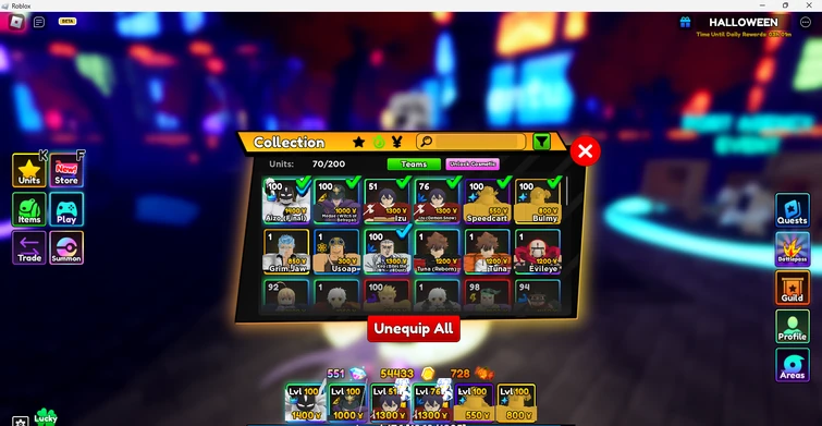 I lost a couple like getting golden and unique, and shiny goku, but ...