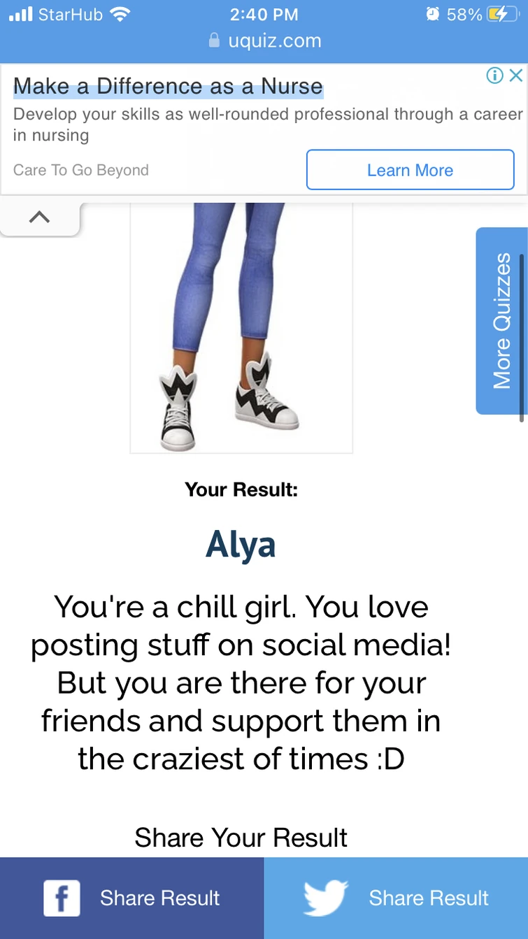 Which character am i based on quizzes? | Fandom