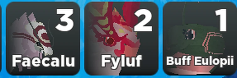 Trading 2 Phugu , a Faecalu , Fyluf , and Buff Eulopii | Fandom