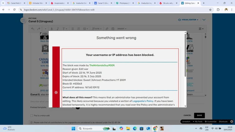 Your username or IP address has been blocked. | Fandom