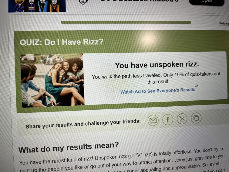 I HAVE UNSPOKEN RIZZ | Fandom