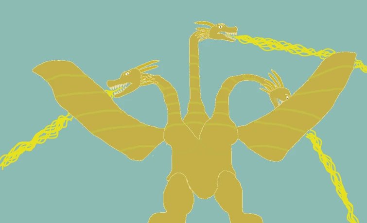 Very HORRENDOUS King Ghidorah fan-art. | Fandom