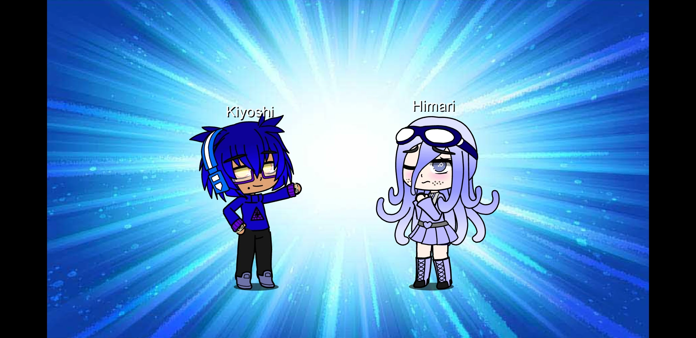 I downloaded Gacha and made two characters | Fandom