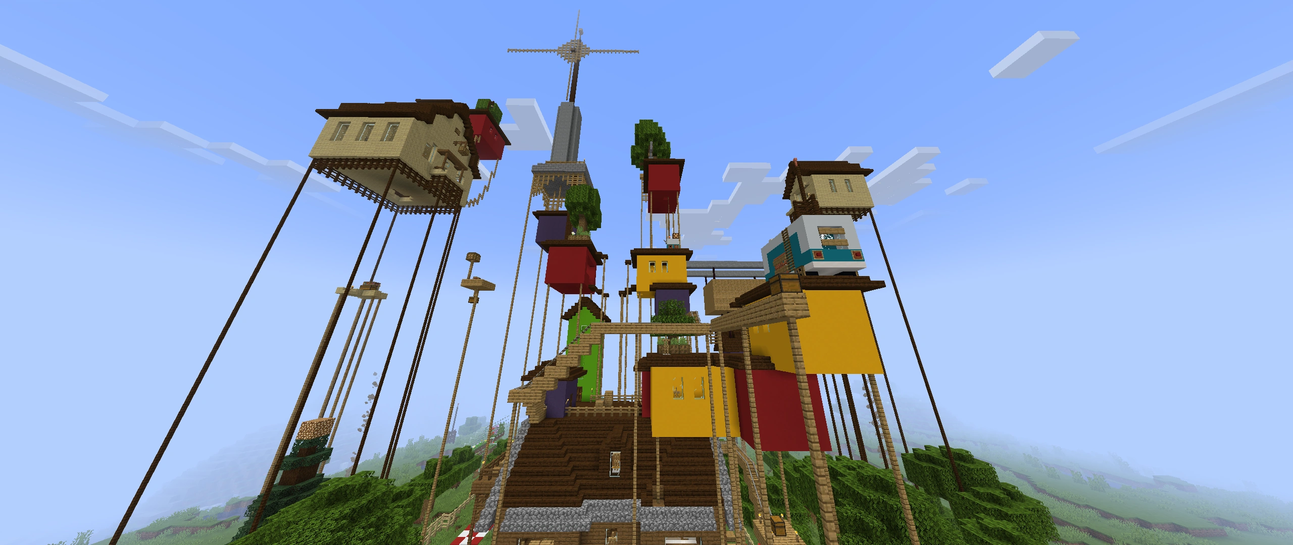 My Minecraft House - "Building Extensions" on top of the main house ...