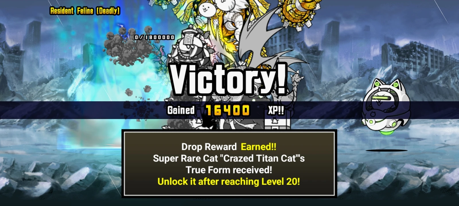 Just killed manic jammy cat, feeling good. | Fandom