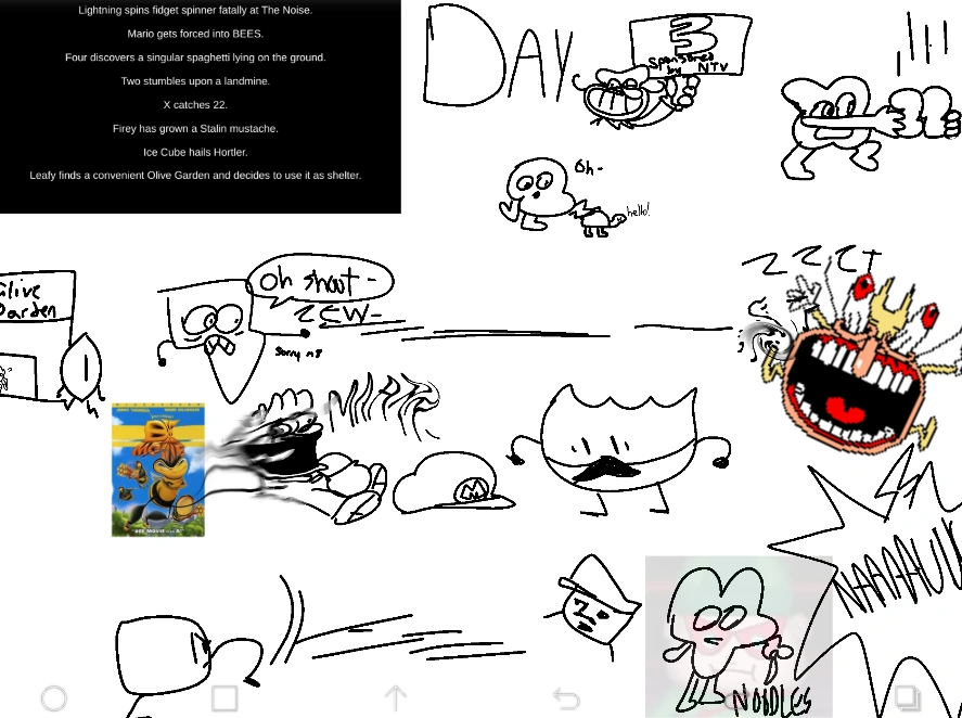 Double-Day post of Mostly BFDI Hunger Games. | Fandom