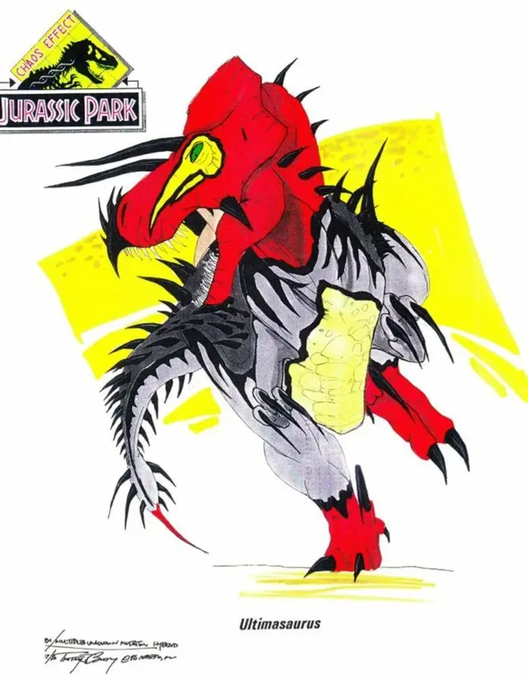 Jurassic Park Chaos Effect concept art | Fandom
