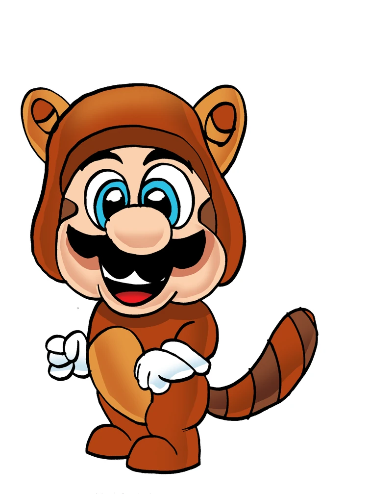 My drawing of Tanooki Mario | Fandom