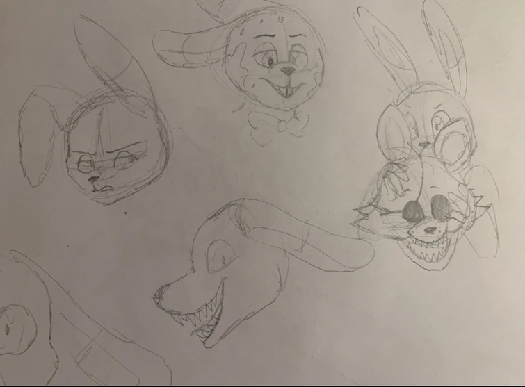 Spring Bonnie sketches | Fandom