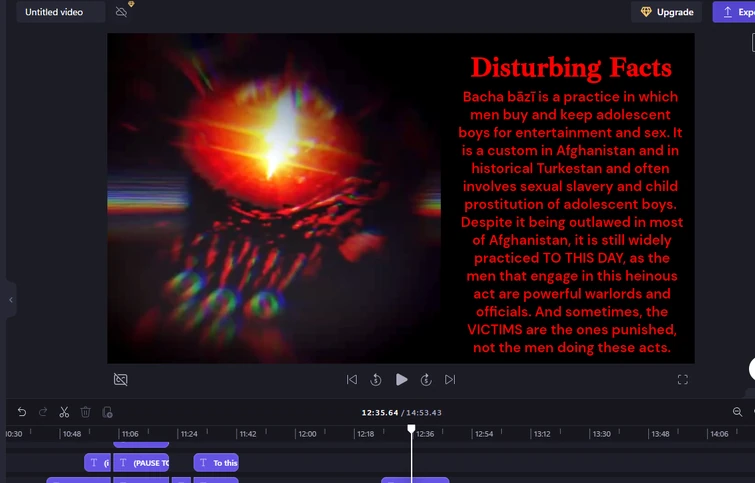 guys i need suggestions for disturbing facts that haven't been covered ...