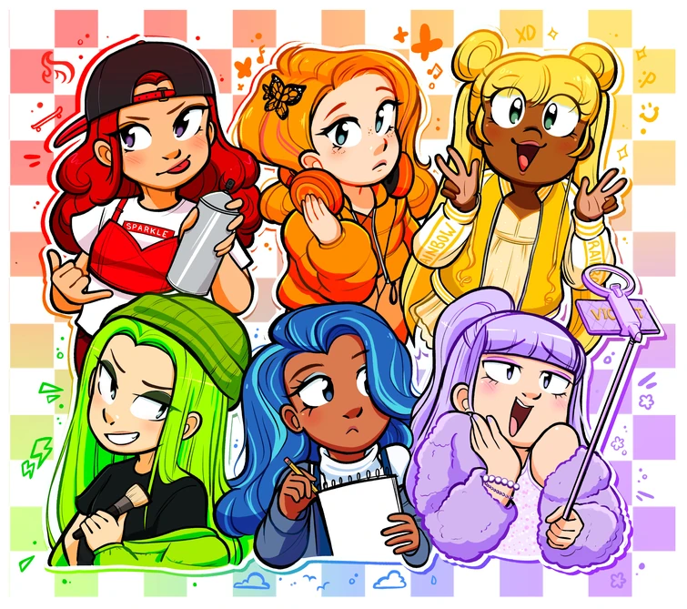 Rainbow High fanart by cartoonsagainstcatastrophe on Tumblr | Fandom