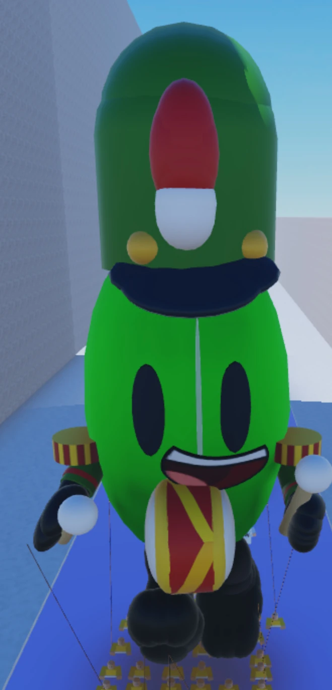 Leafy the Roblox Macys parade balloon | Fandom
