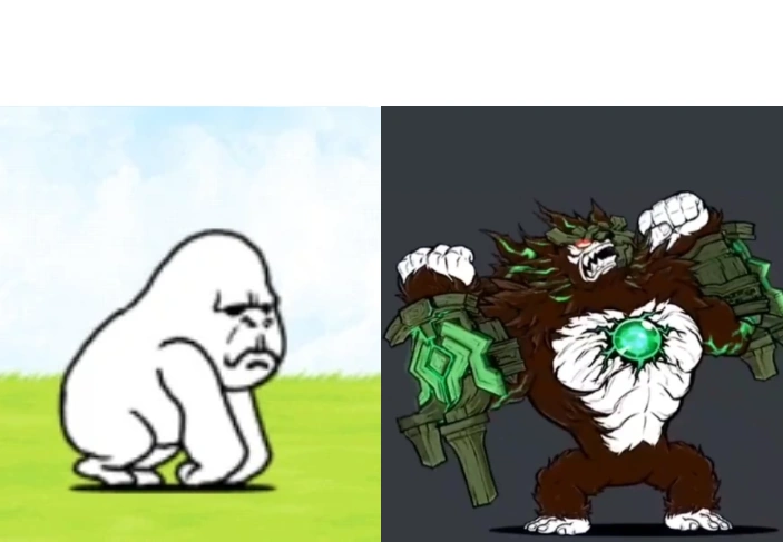 battle cats meme template ft. monke | Fandom