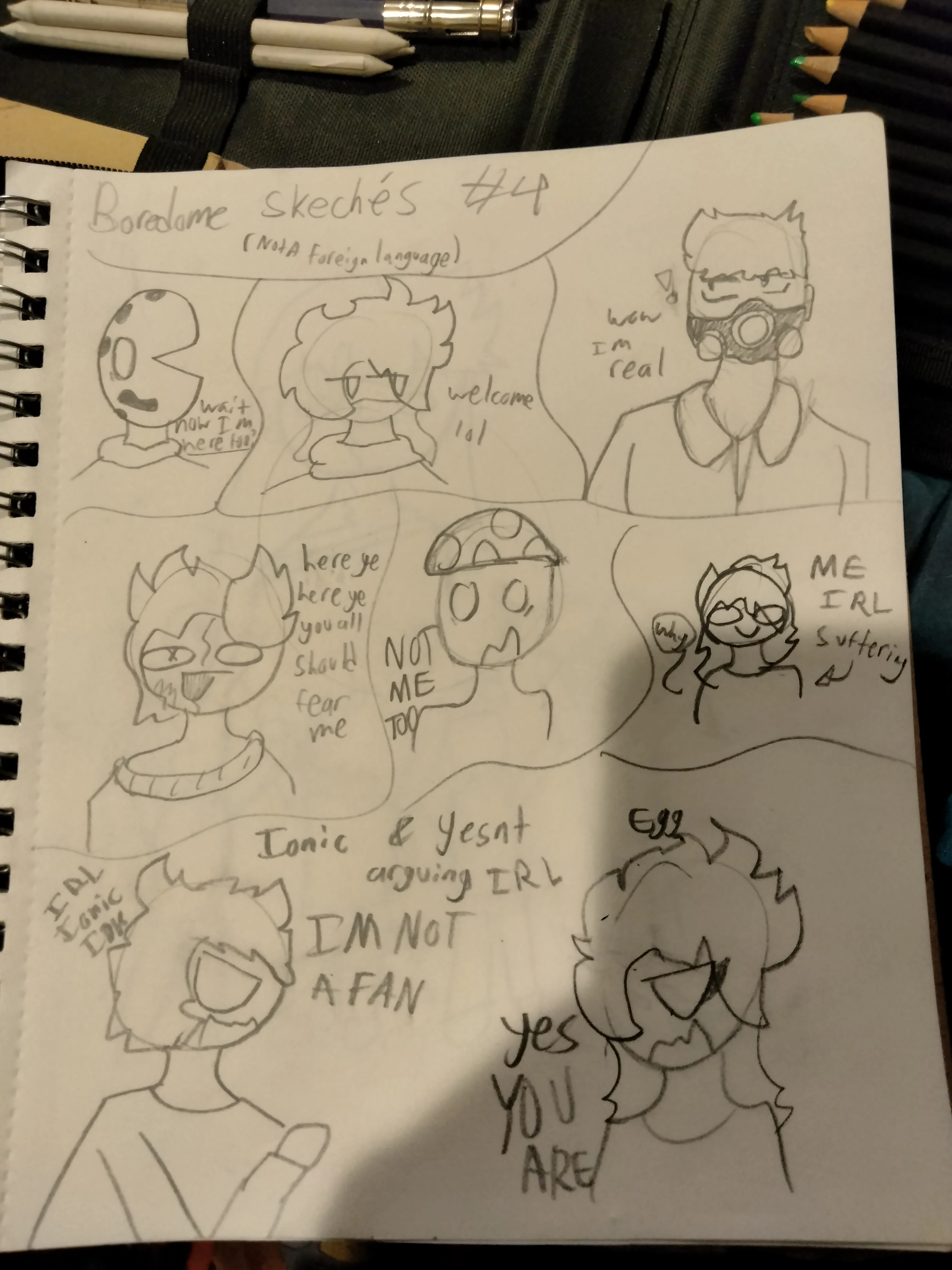 Boredom Sketches #4 | Fandom