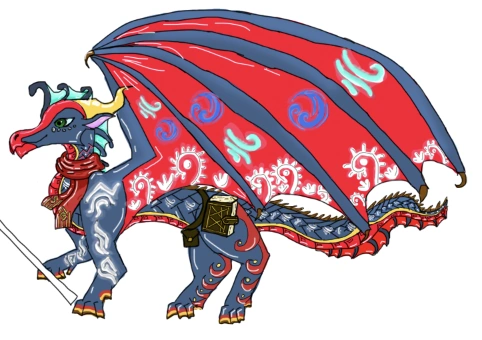 Drawing the Tdp characters as WOF dragons, day 1 Callum | Fandom