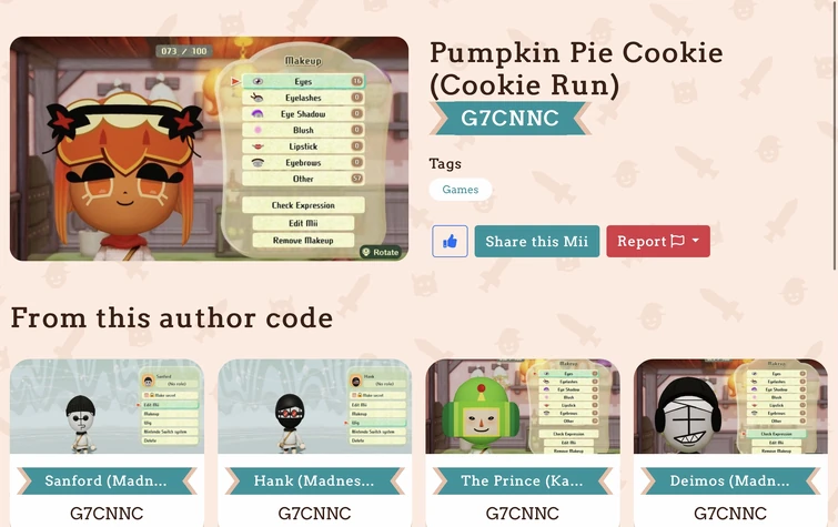 You play Miitopia and want Cookie Run Miis? Here you go: | Fandom