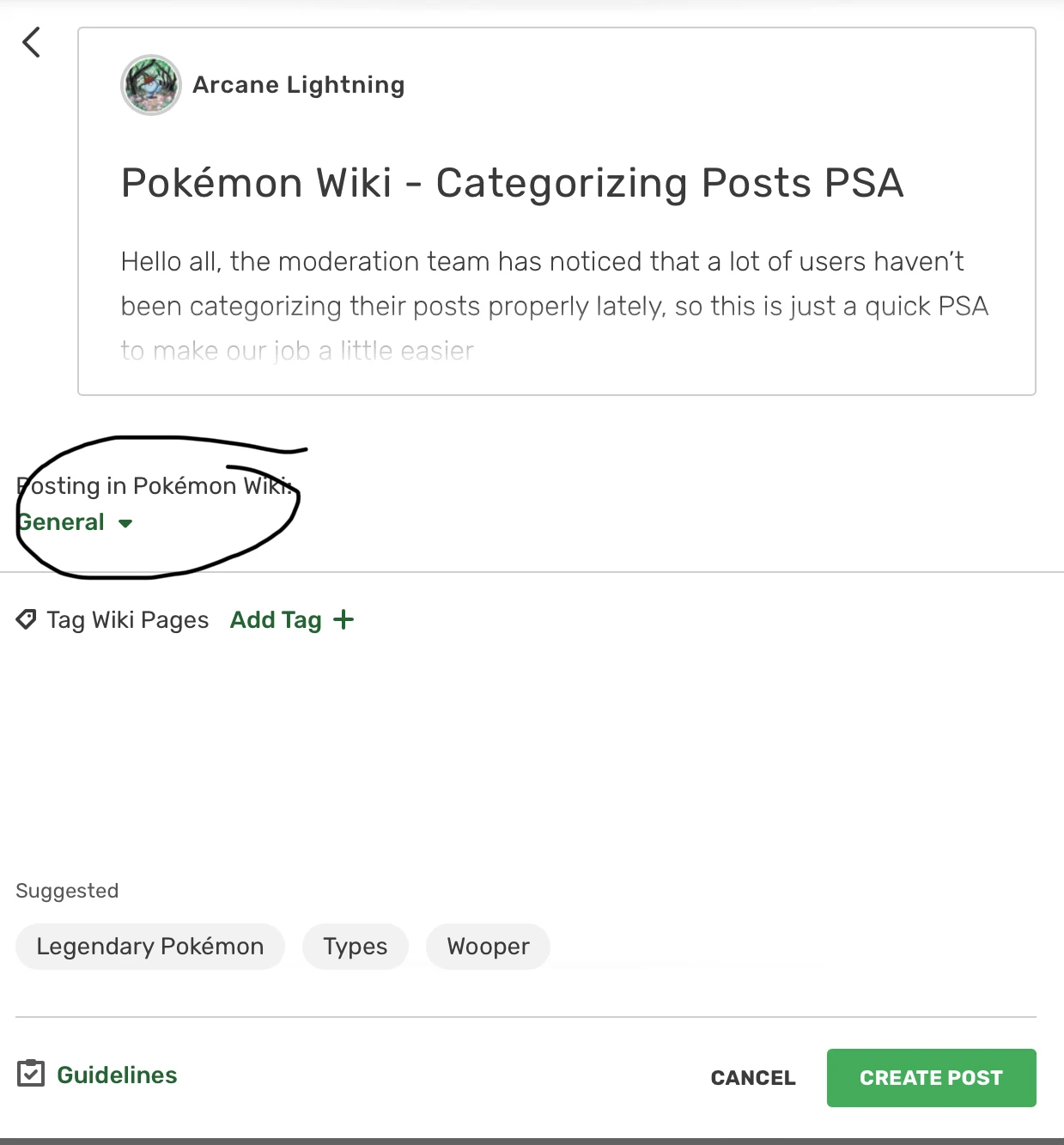 Categorizing Posts PSA | Fandom