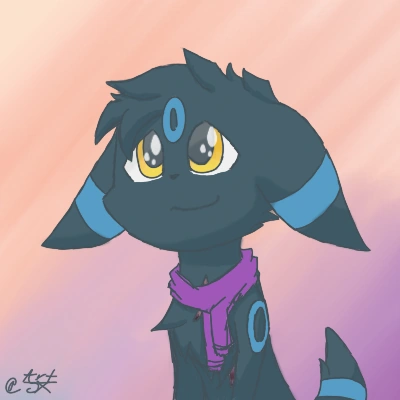 I drew an Umbreon OC named Alistair | Fandom