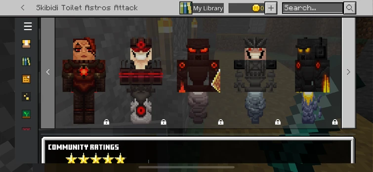 ain't no way guys we actually got astro toilets minecraft skins ...