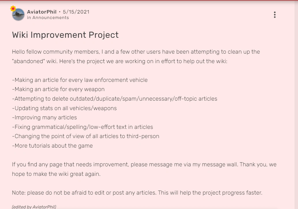 First post on wiki.... | Fandom