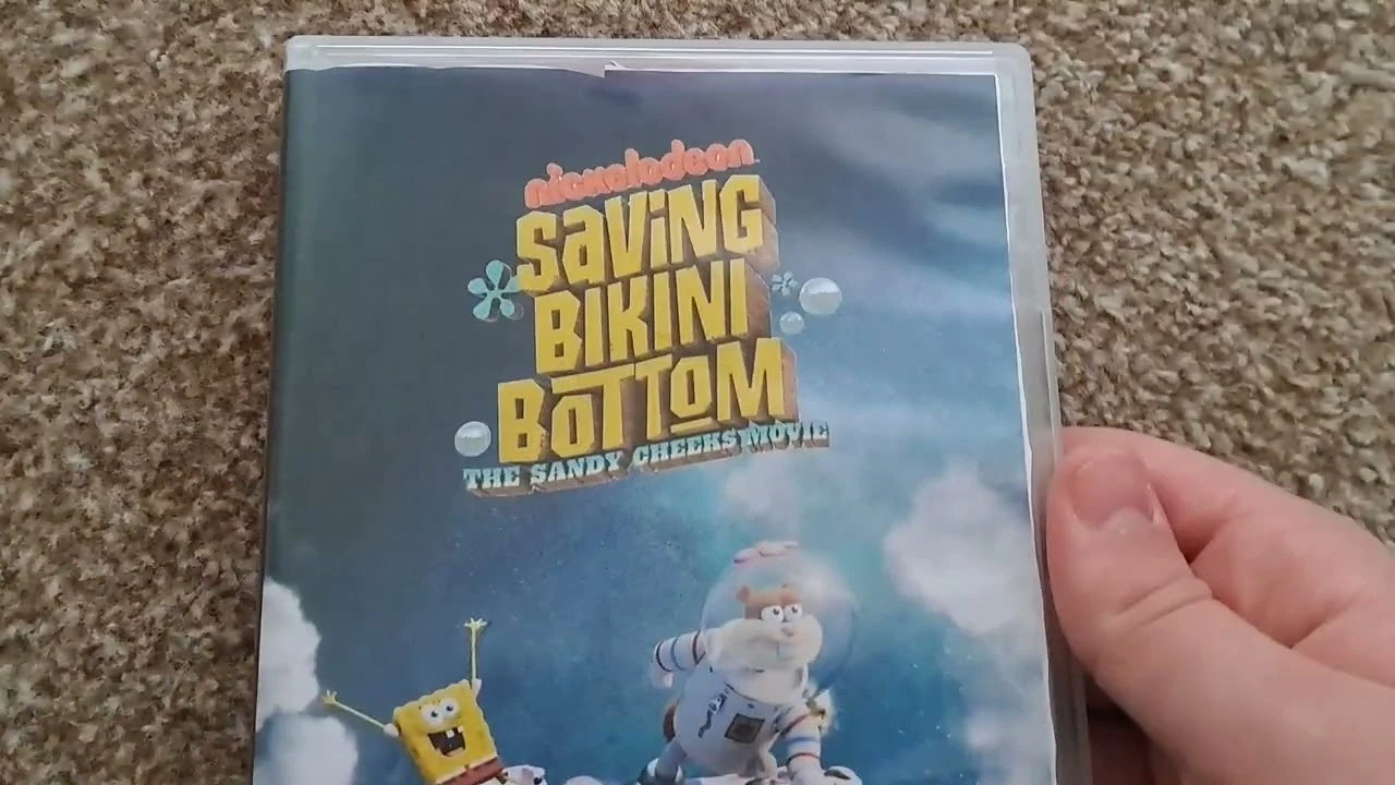 I made a homemade DVD collection video featuring the Sandy Cheeks movie ...