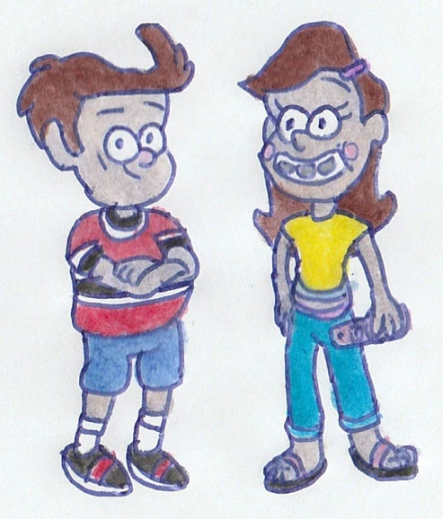 Dipper and Mabel dress up as Todd and Riley | Fandom