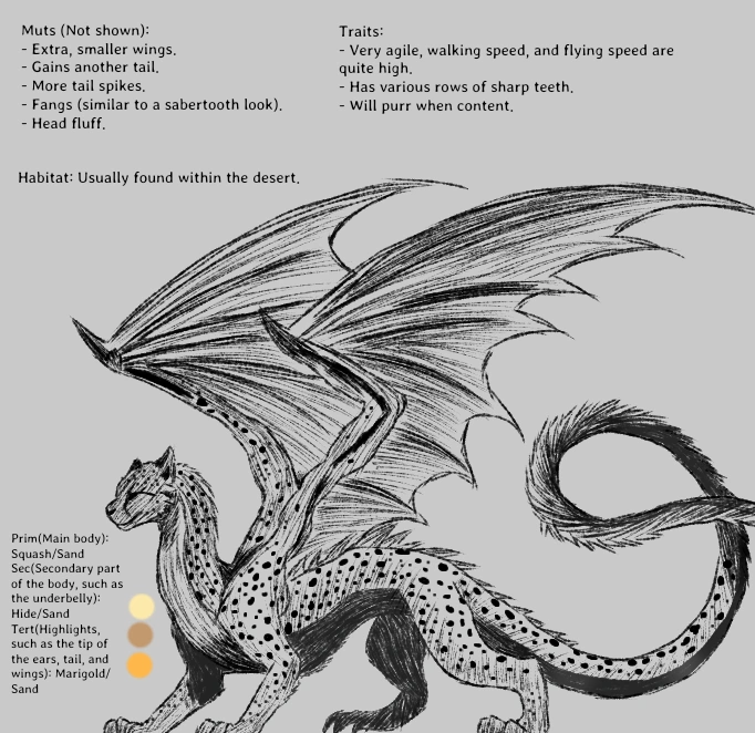 Cheetah dragon concept (silly) | Fandom