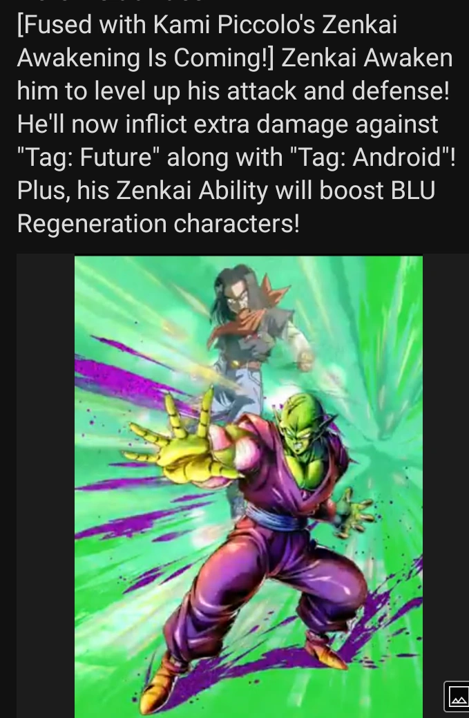 Kamicolo Zenkai coming to Db legends! | Fandom