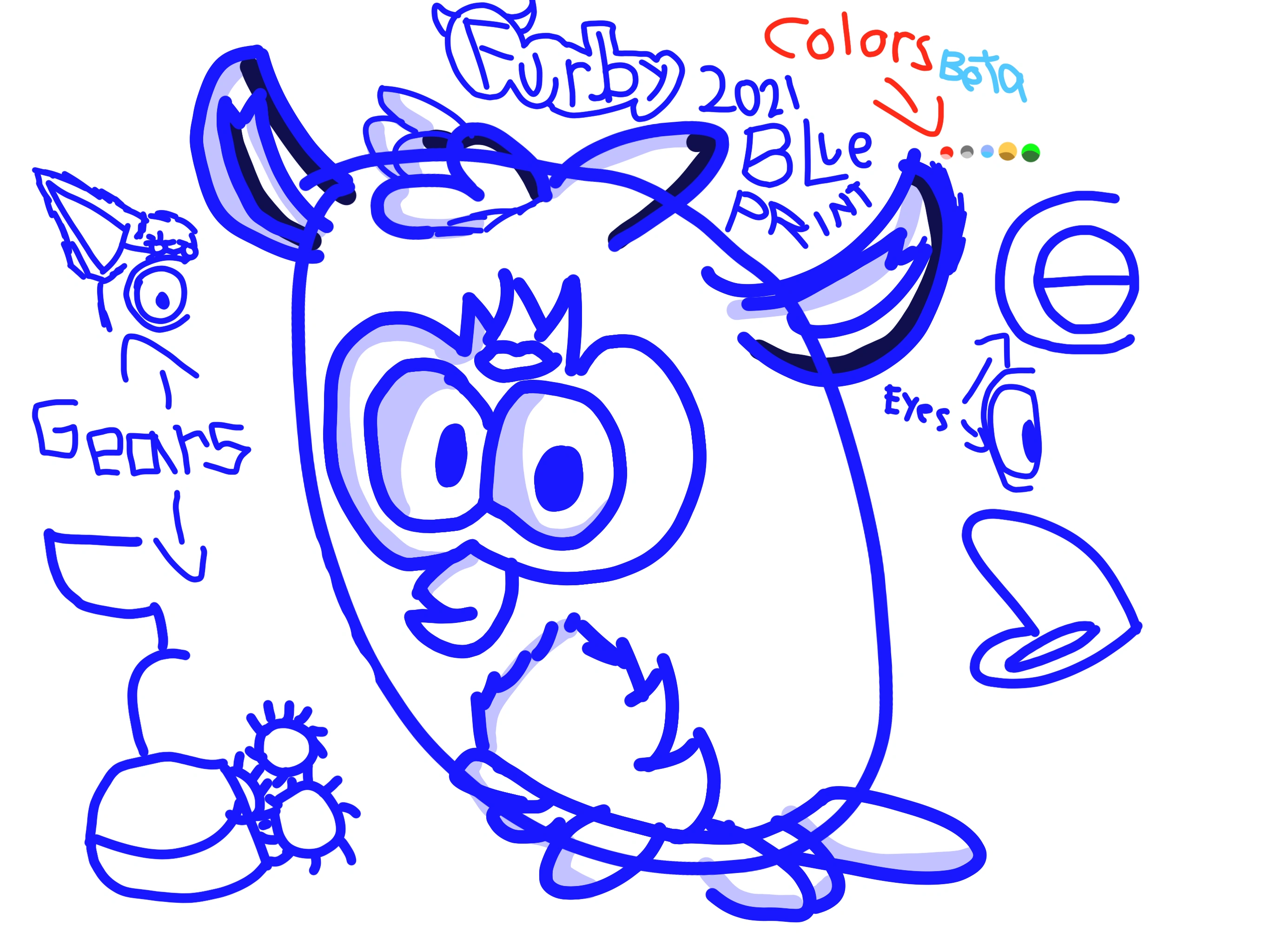 Ok I Drew Some Blueprints For The Next Furby ( Sorta? ) | Fandom