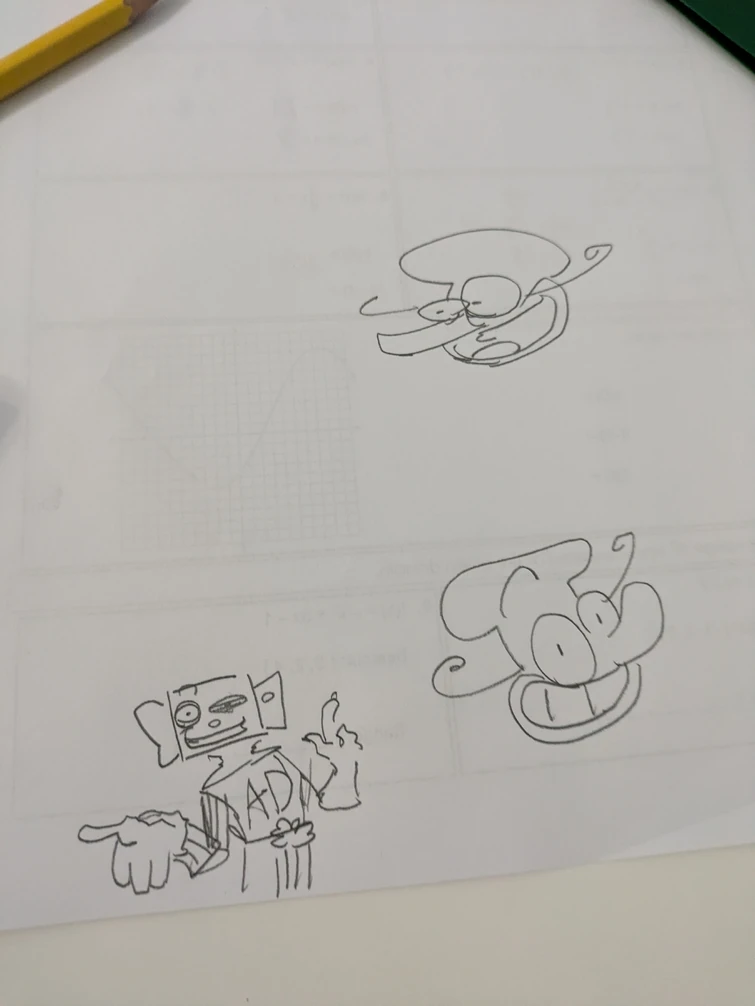 Doodles I did on the back of my homework | Fandom