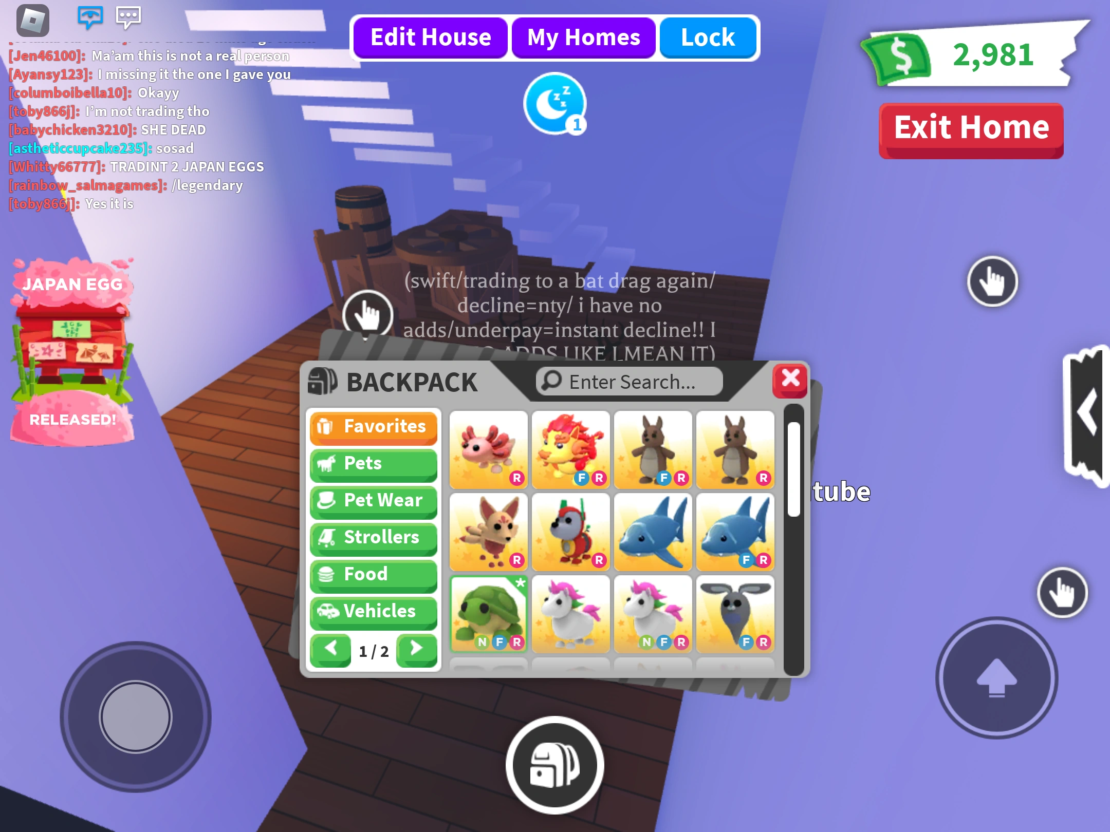 Trading ALSO LF: parrot or evil uni | Fandom