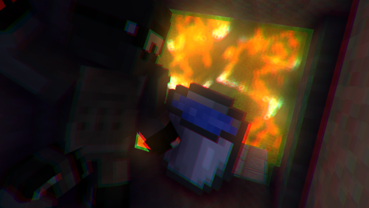 Minecraft Fire Wallpaper