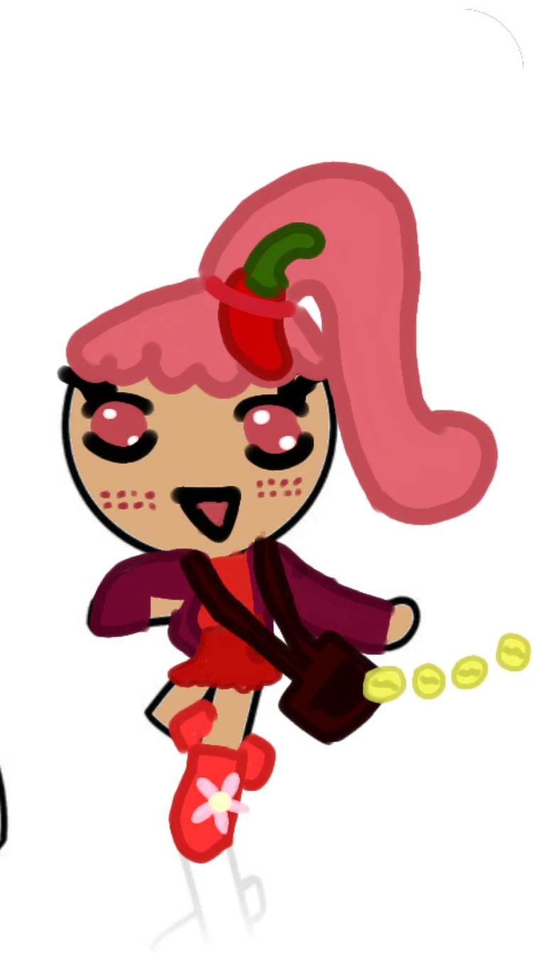 Cheery fire cookie aka Chilli pepper and cherry blossom cookie's ...