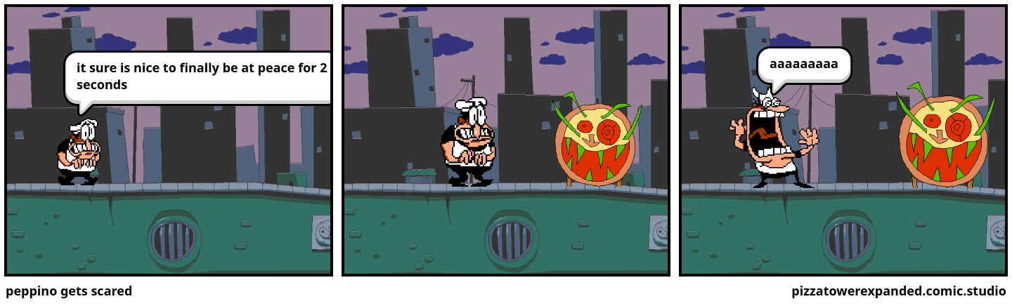 peppino gets scared | Fandom