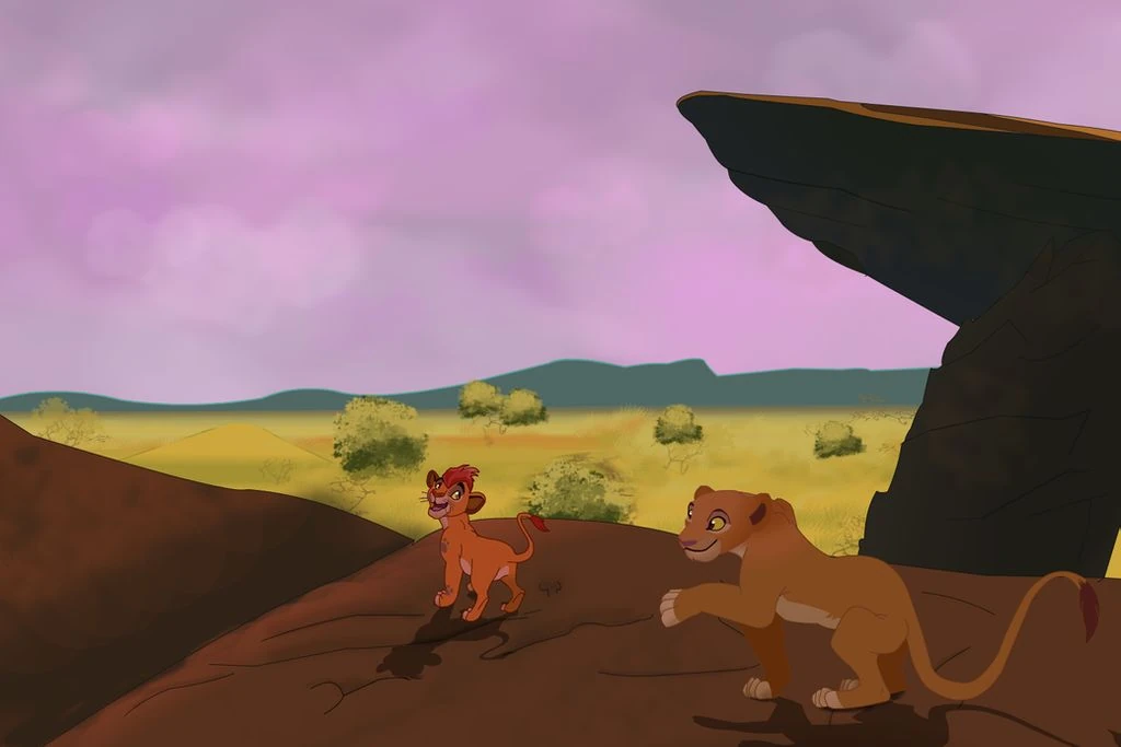 Princess Kiara and her son Kion playing | Fandom