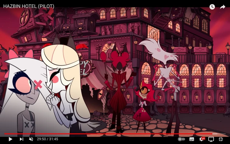 Comparing the Hazbin Hotel pilot backgrounds and their traced ...