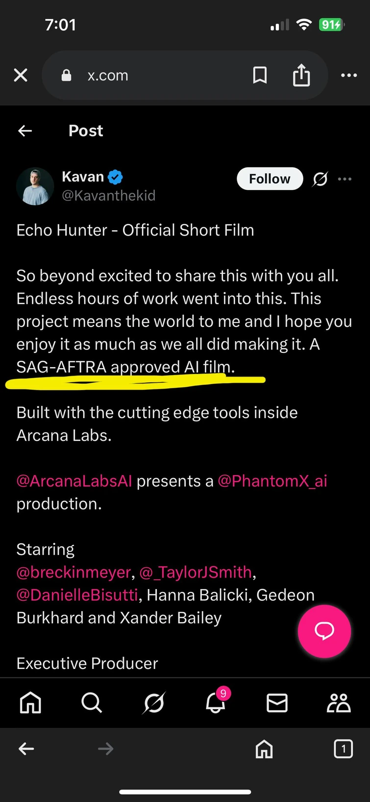 SAG said they only want to "protect VAs from AI" | Fandom