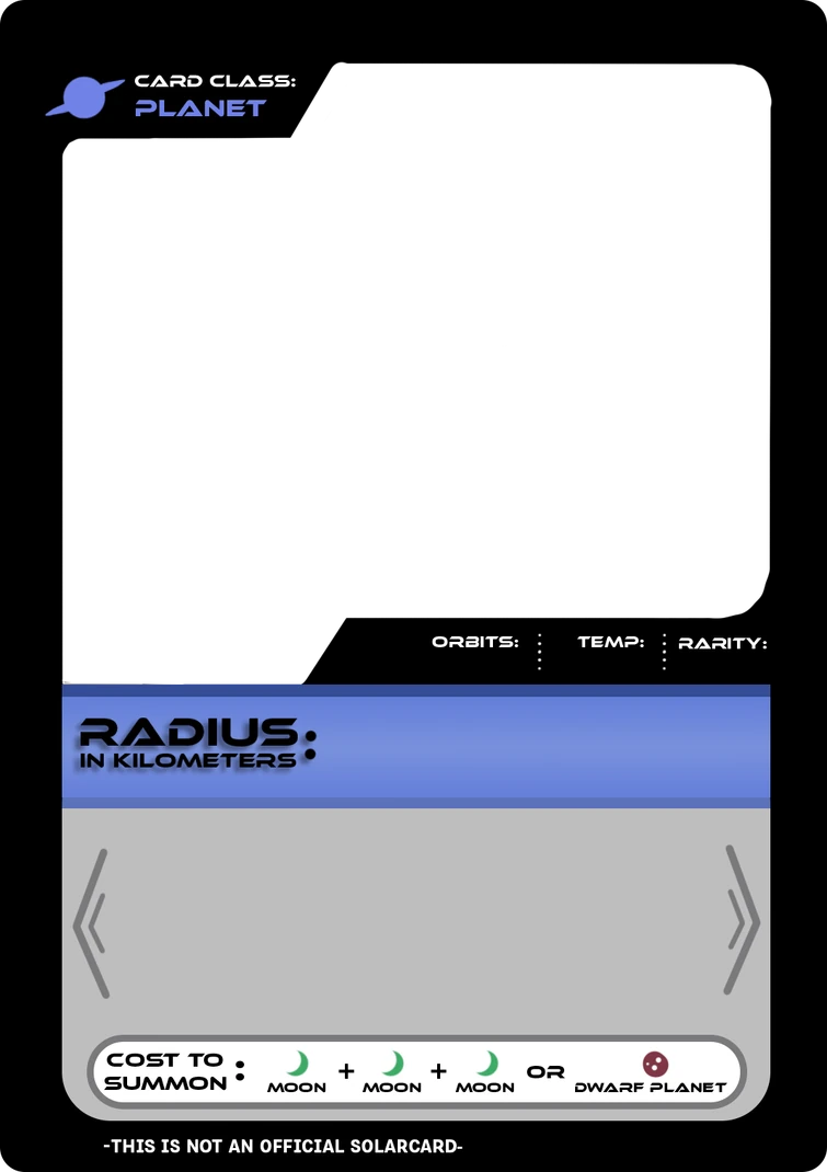 Solarcard blank templates and stuff | Fandom