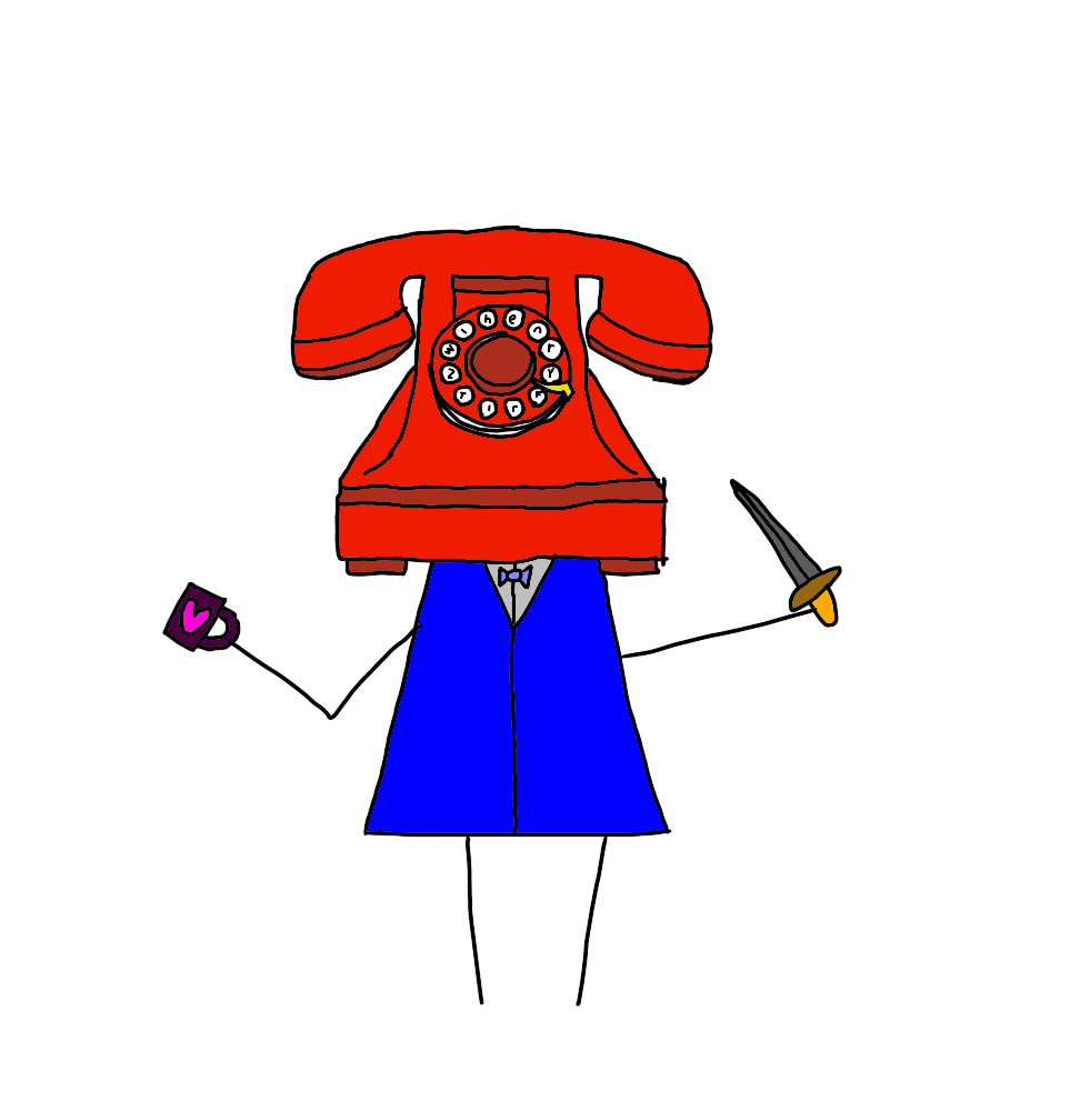 I drew Phone Guy | Fandom