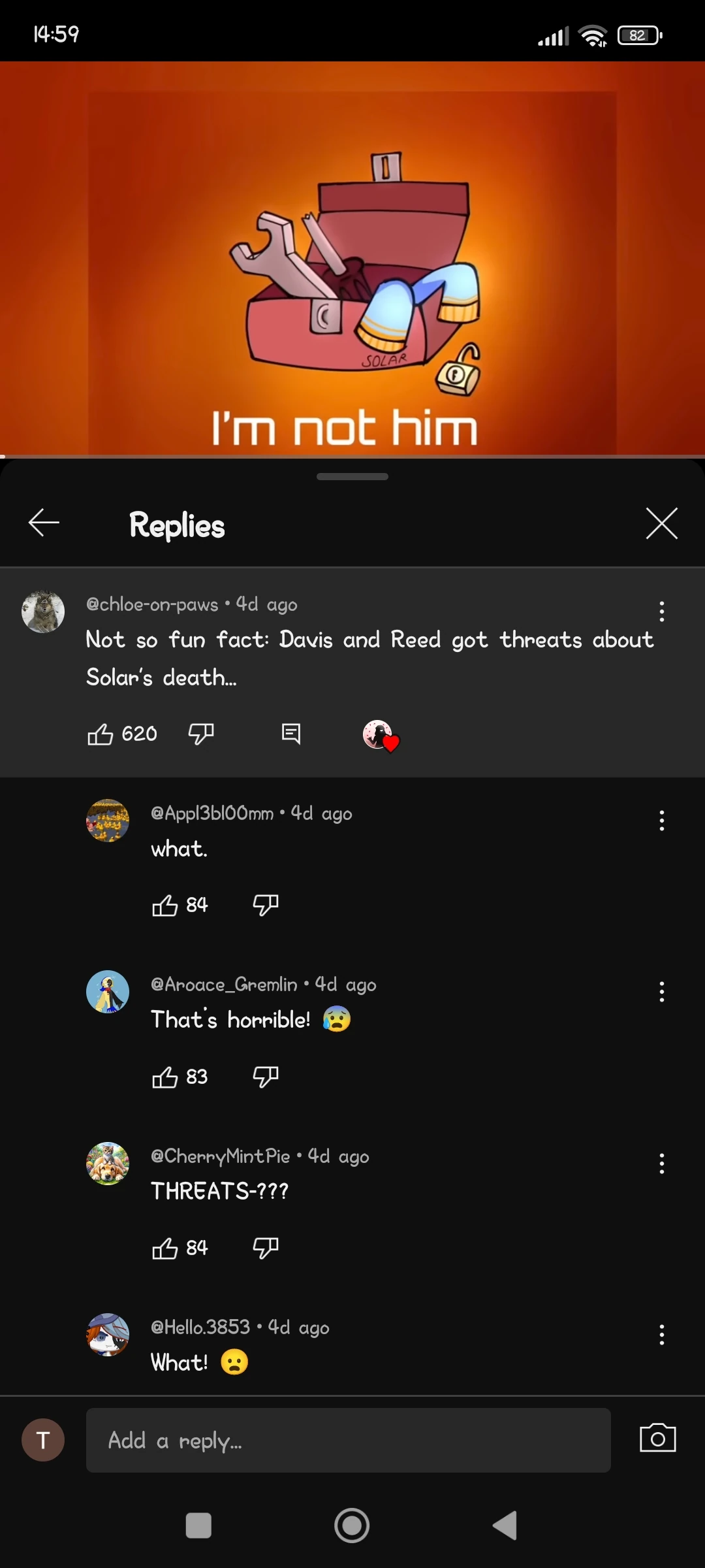 Y'all I saw this comment on Mrs_Shadow's Solar song :O | Fandom