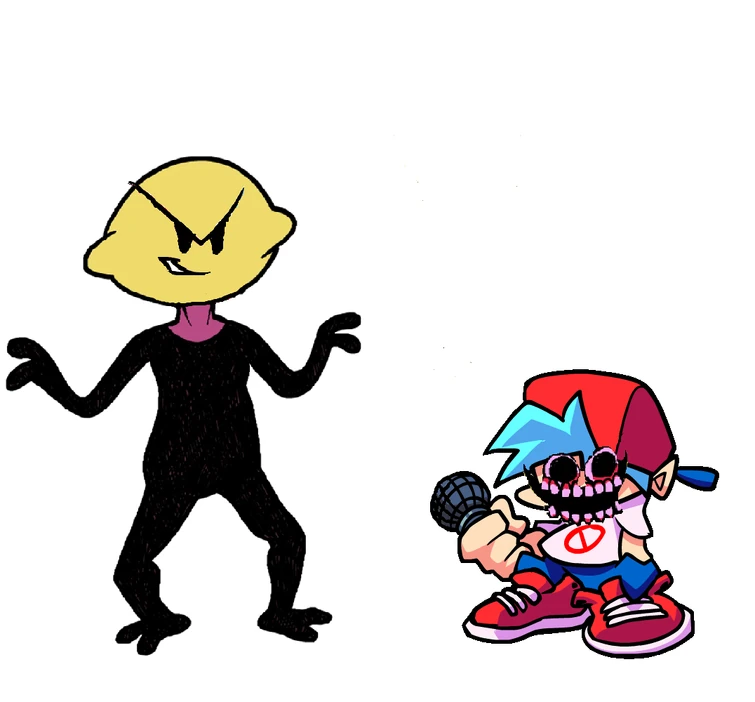 i made a cursed edit of bf with monster's face and monster with bf's ...