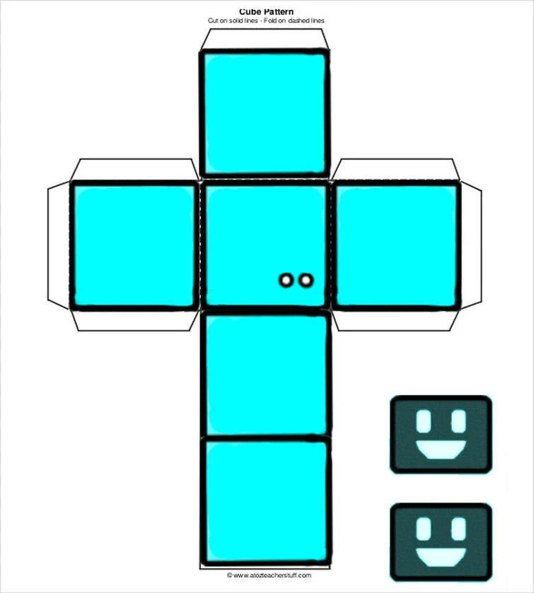 made 2 papercrafts of cubes | Fandom