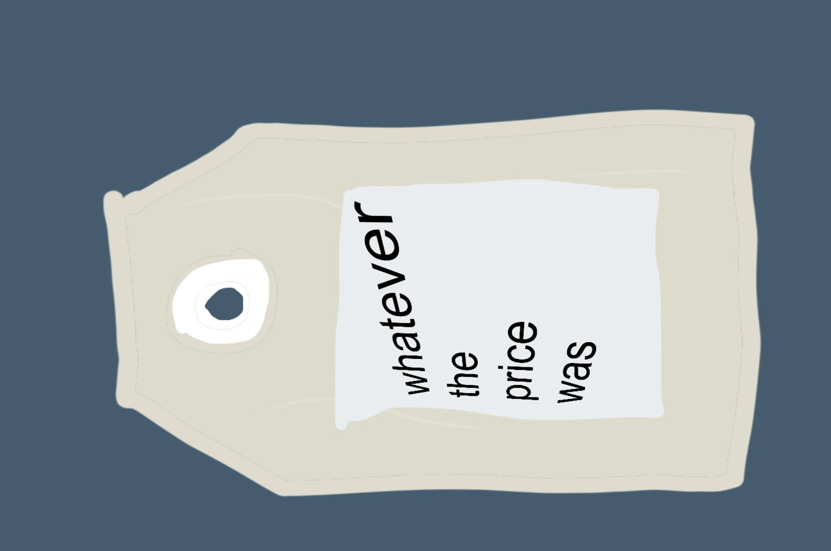i found an old price tag on the ground | Fandom
