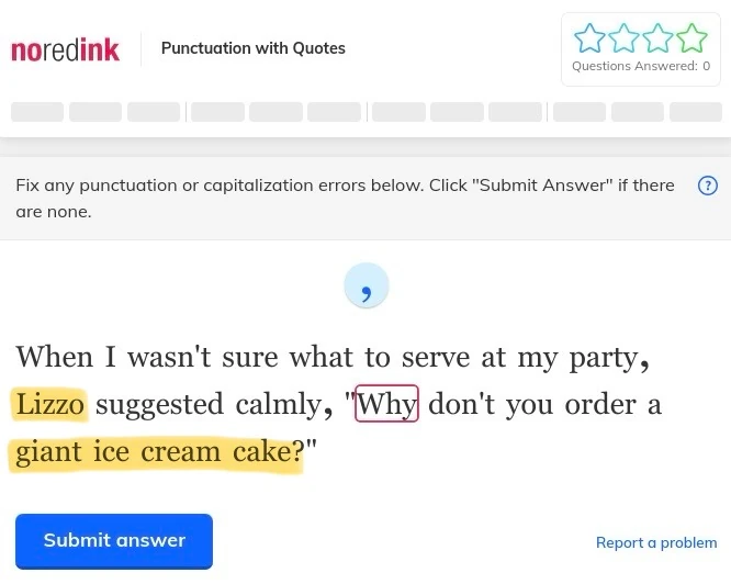 NoRedInk is trippin balls… | Fandom