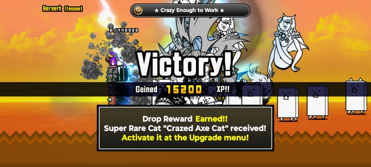 I got all superior treasures in ITF chapter 1 and I finished all the crazed cats | Fandom