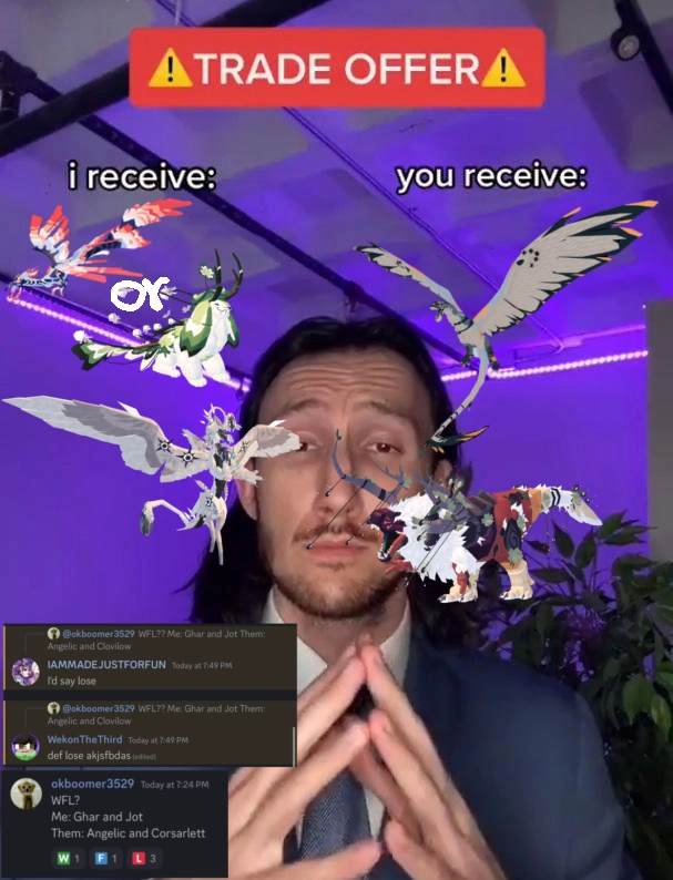 LF Angelic & either Corsa/Clovi (overpay again) | Fandom