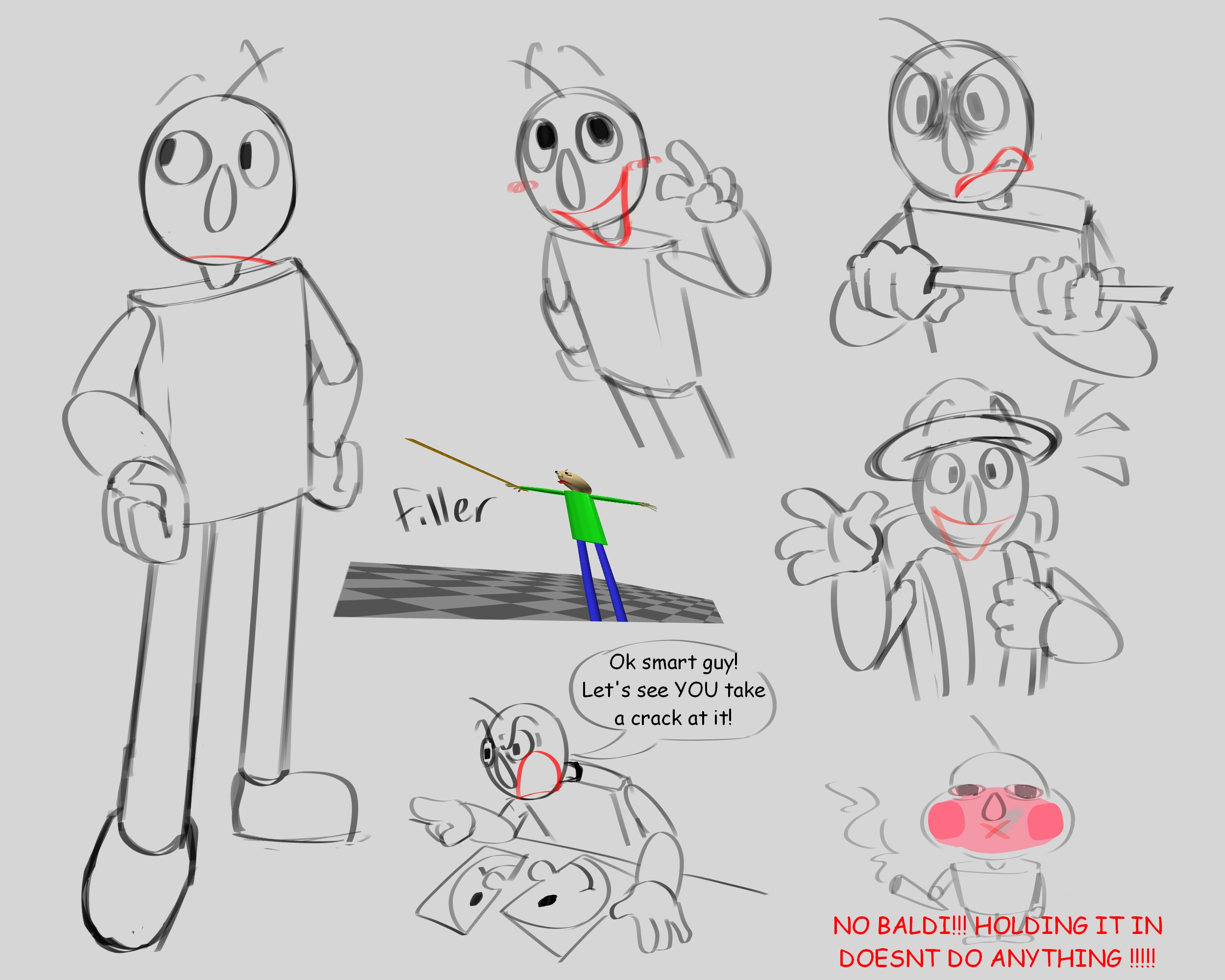 baldi doodles | Fandom
