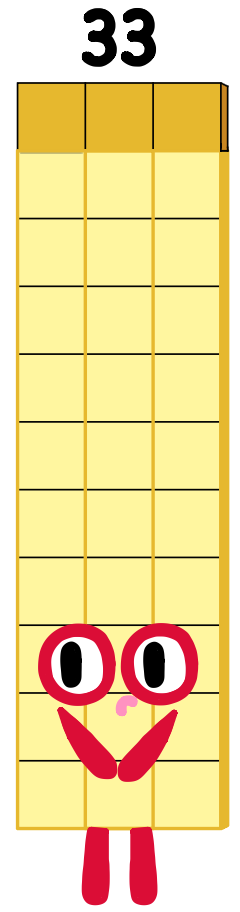 I rebuilt my fanmade Numberblocks 33-39. Here's the results. | Fandom